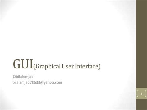 graphical user interface pptx operating systems computer software