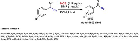 Oxidation Of Benzylic Alcohols To Carbonyl Compounds Using Ncs‐dmf Download Scientific Diagram