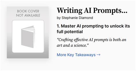 writing ai prompts for dummies summary quotes audio