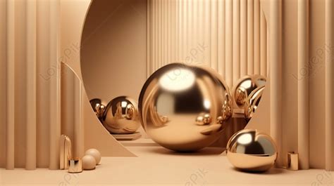 화장품 3d 렌더링 광고에 적합한 최소한의 금 추상 장면 화장 배경 금 배경 명품 배경 이미지 Hd 화장 금 명품 배경 사진 무료 다운로드 Lovepik