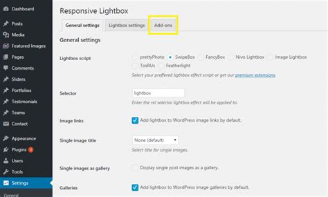 Installation Responsive Lightbox Docs Digital Factory DFactory