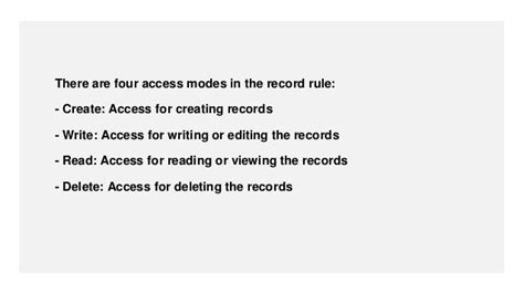 Security In Odoo 15 Record Rules In Odoo15 Ppt