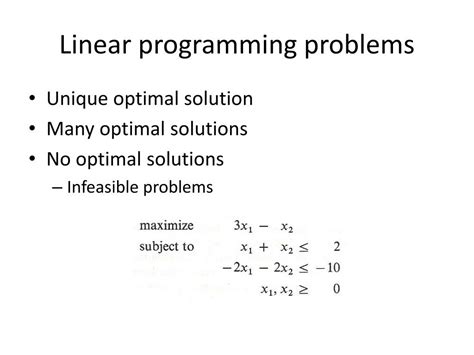 Ppt Linear Optimization Powerpoint Presentation Free Download Id