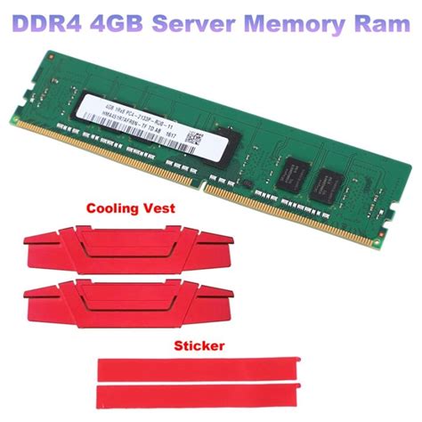 DDR GB Server Memory Ram Cooling Vest MHz RX PC P PC V PIN ECC REG