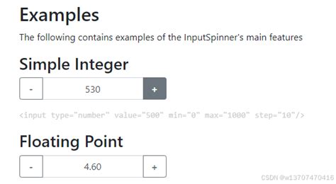 Bootstrap4数值输入插件bootstrap数字控件 Csdn博客