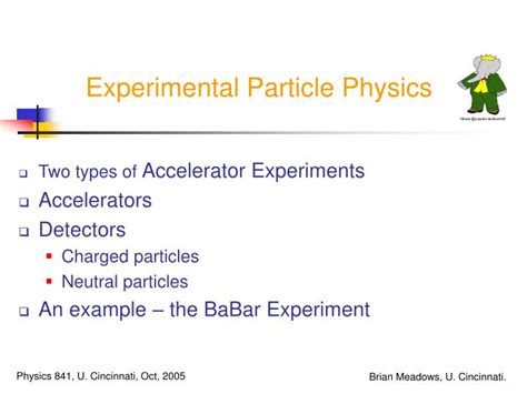 Ppt Experimental Particle Physics Powerpoint Presentation Free Download Id3700030