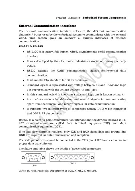 Module 3 Embedded System Components Pdf Computer Peripherals