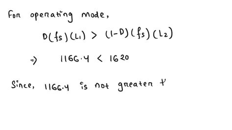 Solved Discontinuous Conduction Mode Dcm Boundary Analysis Of The Cuk Converter Of Fig 5 23