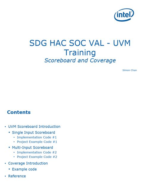 Uvm Basics Scoreboard Coverage Pdf Computer Programming