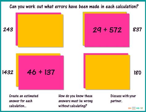 Integer Addition And Subtraction 9 11 How Do We Know It S Wrong Teaching Resources