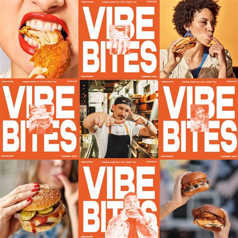 Vibe Bites Visual Identity 10 Images Behance