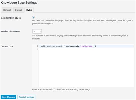 Knowledge Base Wordpress Plugin