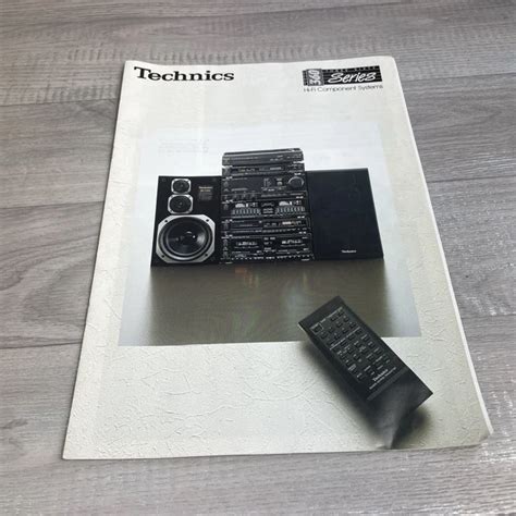 Technics Hi Fi Separates Catalogue 360 Series Vintage Stereo Brochure £