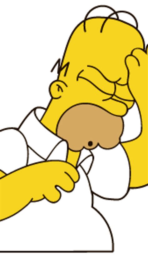 Sticker Homer Simpson Doh Homer Simpson Doh Lisa Simpson Room Stickers Fun Illustration