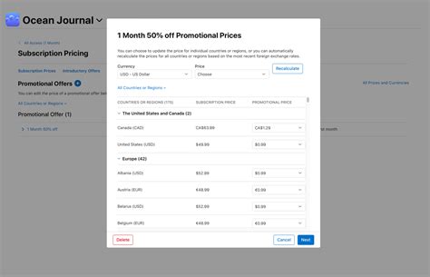 set up promotional offers for auto renewable subscriptions manage