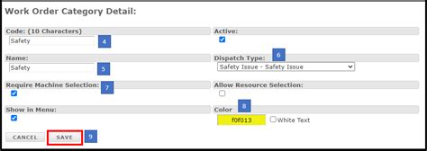 Work Order Categories And Associations L L