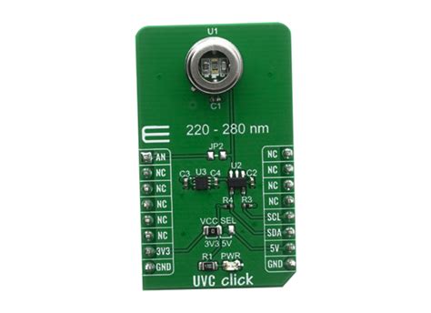 uvc click mikroe mouser