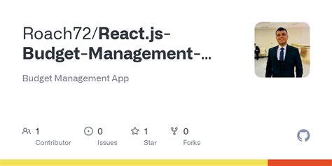 Github Roach72reactjs Budget Management App Budget Management App