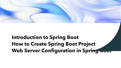 1 Introduction To Spring Boot Youtube