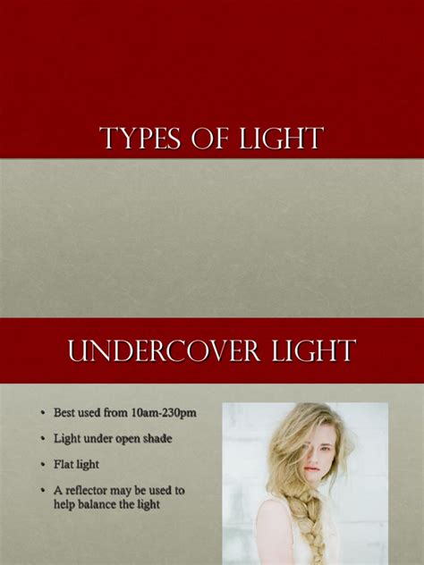 Lecture 5 Types Of Light Ppt Filename Utf 8lecture 5
