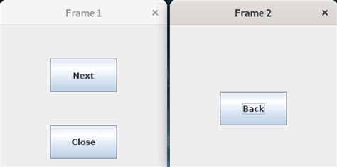 Java Program To Create And Switch Between Frames Using Buttons Sanfoundry