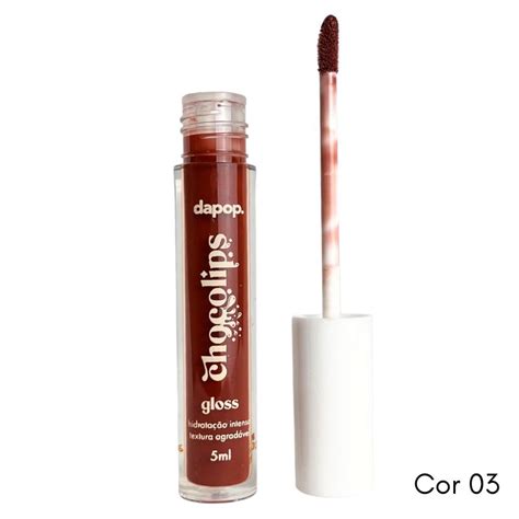 Gloss Labial Chocolips Dapop Love Store Makeup A Sua Loja De
