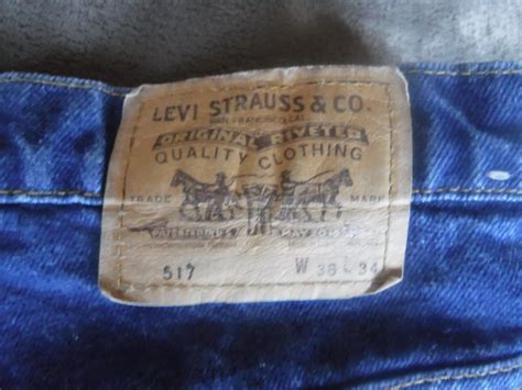 Levis 517 Jeans Orange Lable Mens Size 38 X 34 Pre Owned Ebay