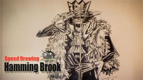 One Piece วันพีช วาดฮัมมิ่ง บลู๊ค Hamming Brook Speed Drawing ภาพ