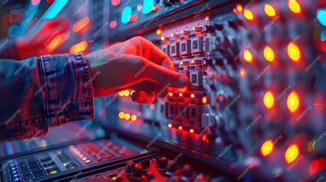 Professional Electrical Engineer Performing Rigorous Testing Of Electrical Relay For Safety And