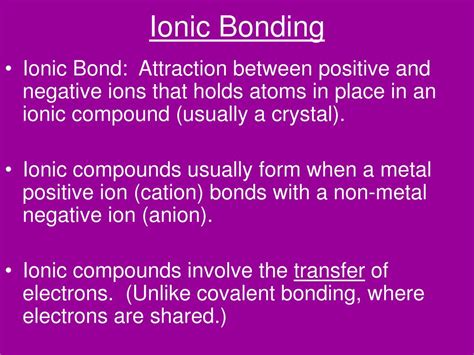 PPT Ionic Bonding PowerPoint Presentation Free Download ID