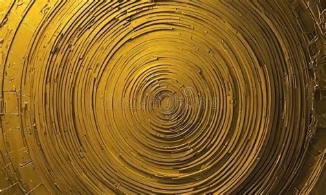 Close Up View Textured Surface With Concentric Circles Varying Sizes Creating Sense Depth And