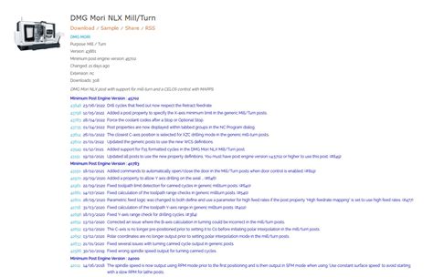 Where To Find Post Processors For Machines Such As Mori Ntxs And