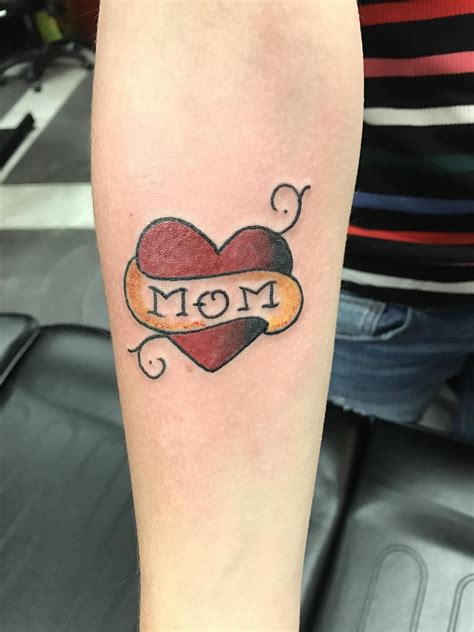 Heart Mom Tattoo