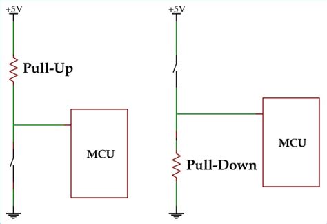 Подтягивающий резистор Arduino схема