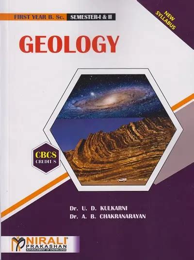 Nirali Prakashan Geology First Year Bsc Semester 1 And 2 For 2024 Exam