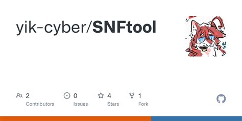 GitHub Yik Cyber SNFtool