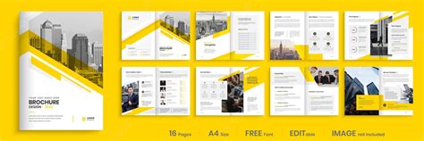 Premium Vector Corporate Brochure Template Design Creative Business Brochure Template Layout