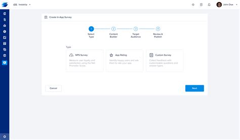 Creating In App Surveys For Ios