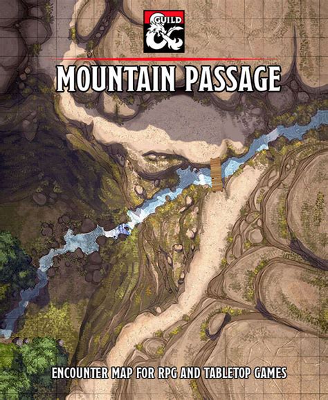 Mountain Passage battlemap - Dungeon Masters Guild | DriveThruRPG