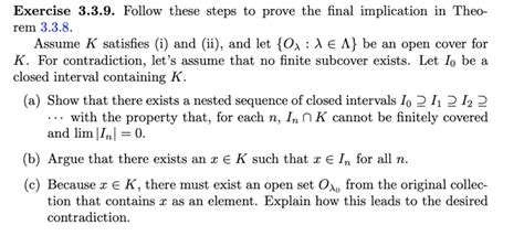 Solved Exercise 3 3 9 Follow These Steps To Prove The Final