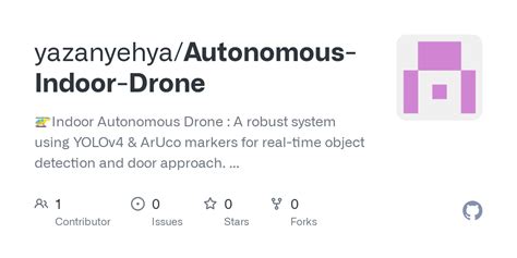 Github Yazanyehya Autonomous Indoor Drone 🚁indoor Autonomous Drone A Robust System Using
