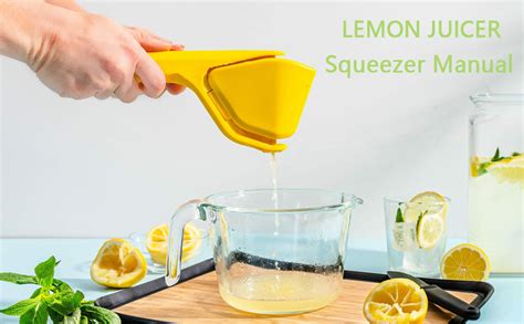 Amazon.com: ZMD Flat Lemon Squeezer Manual, Fold Flat Juicer, Easy-Squeeze Ergonomic Hand Juicer ...