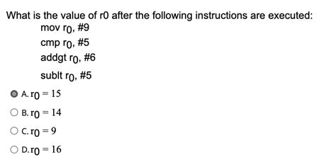 Solved 9 What Is The Value Of Ro After The Following Chegg Com