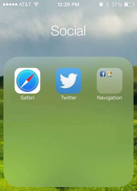 how to create nested folders on ios 7 engadget