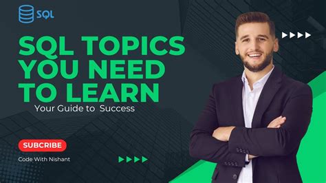 Sql Topics You Should Learn Master Sql For Data Management And Analysis