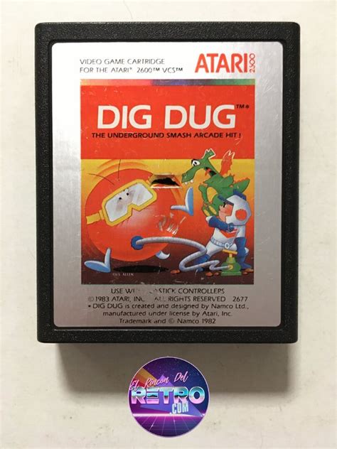Dig Dug Atari 2600 El Rincon Del Retro