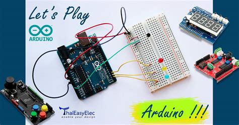 Thaieasyelec เริ่มเรียนรู้ด้วยตนเอง ได้ง่ายๆ ด้วยเซ็ตนี้ Arduino Uno