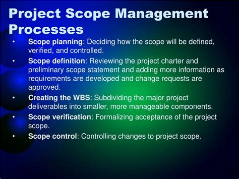 PPT Chapter 5 Project Scope Management PowerPoint Presentation Free