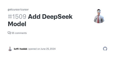 Add Deepseek Model · Issue 1509 · Getcursorcursor · Github