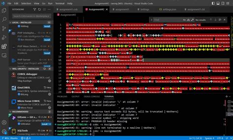 Linux Cobol Field Highlighted Red On Compile What Is This Stack